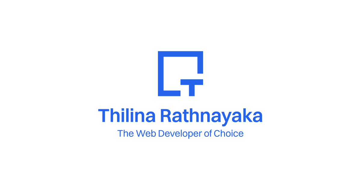 Thilina Rathnayaka's Personal Website